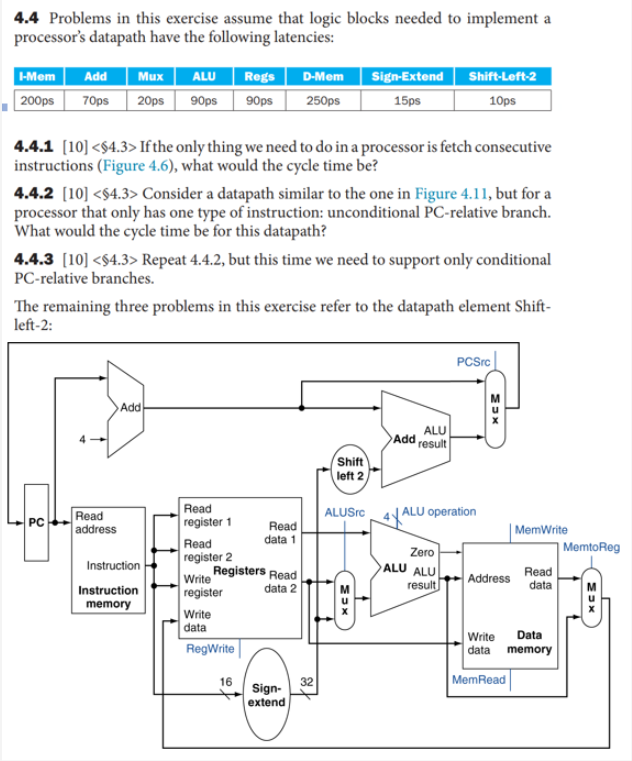 Solved 4.4 Problems in this exercise assume that logic | Chegg.com