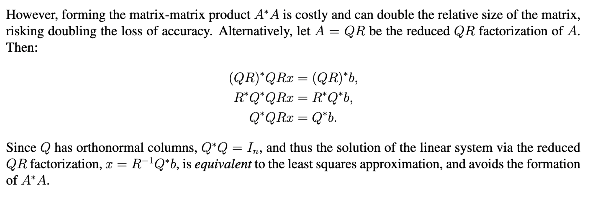 Least Squares Approximation By the same upper | Chegg.com