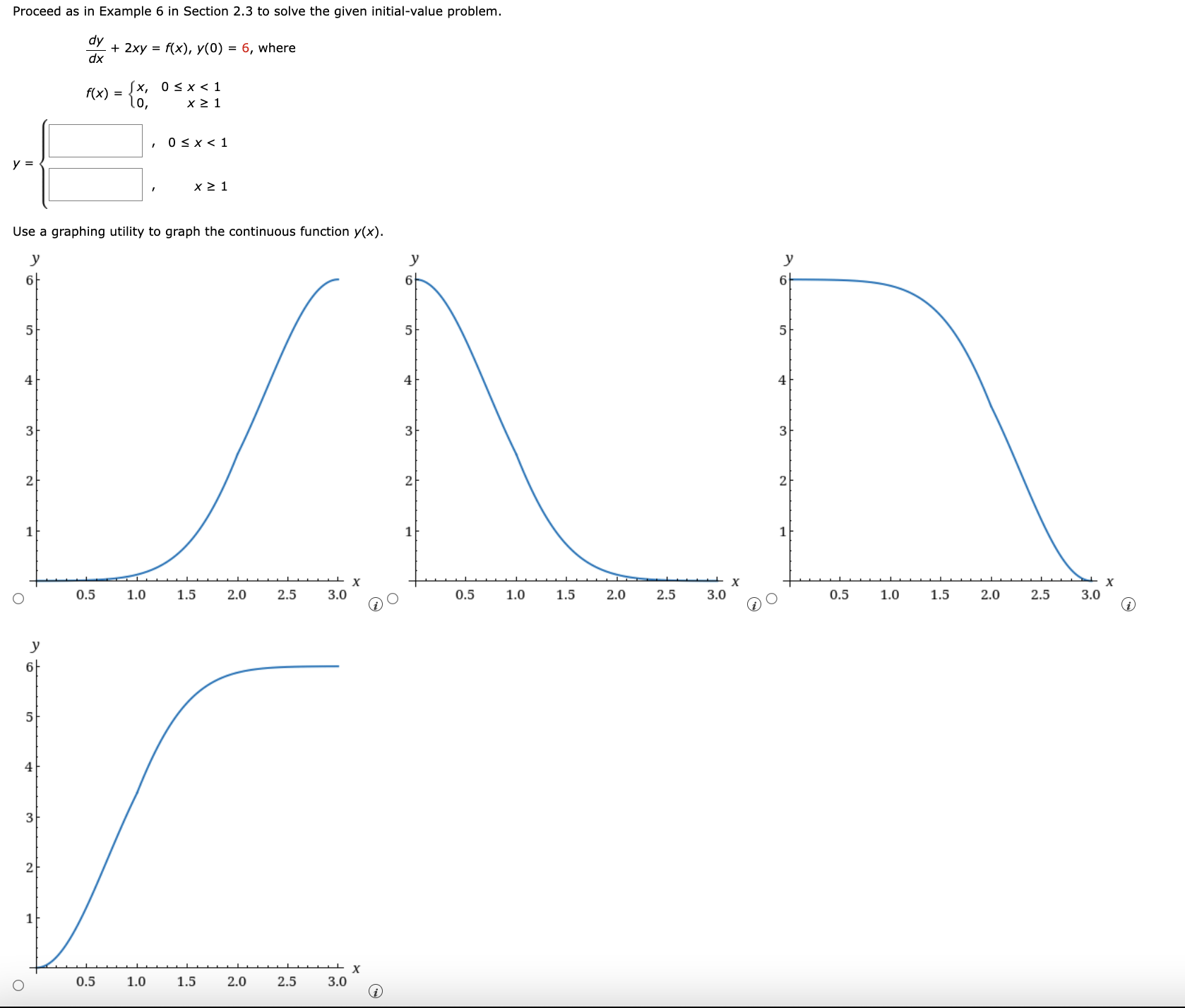 Solved Proceed as in Example 6 in Section 2.3 to solve the | Chegg.com