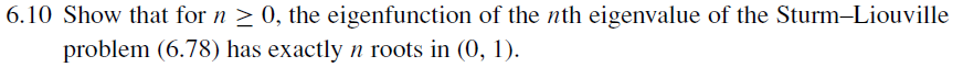 Solved 6.10 ﻿Show that for n≥0, ﻿the eigenfunction of the | Chegg.com