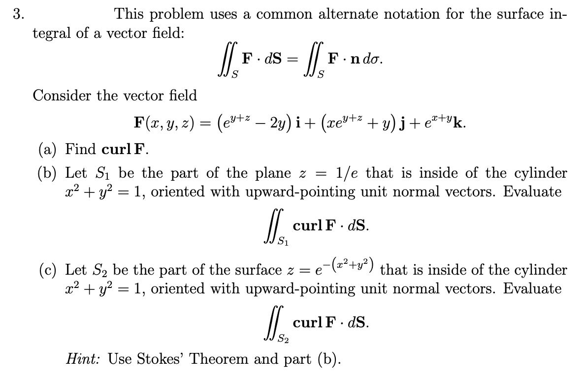 Solved 3. This problem uses a common alternate notation for | Chegg.com