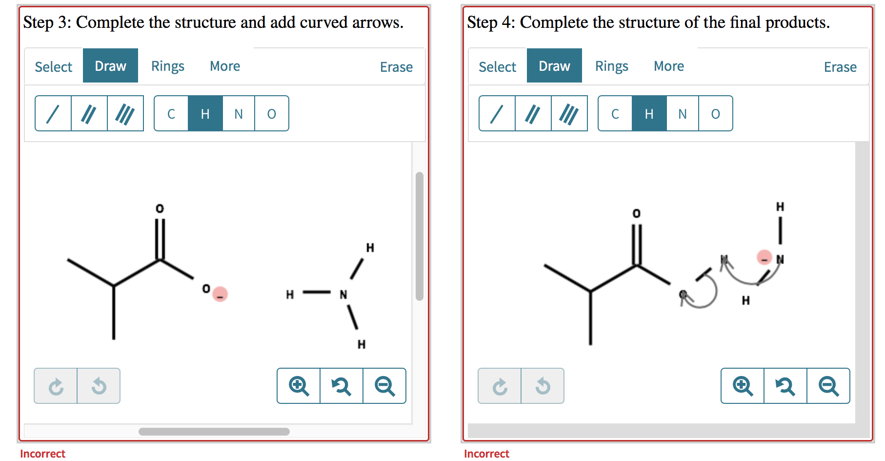 Solved Complete the electron-pushing mechanism for the given | Chegg.com