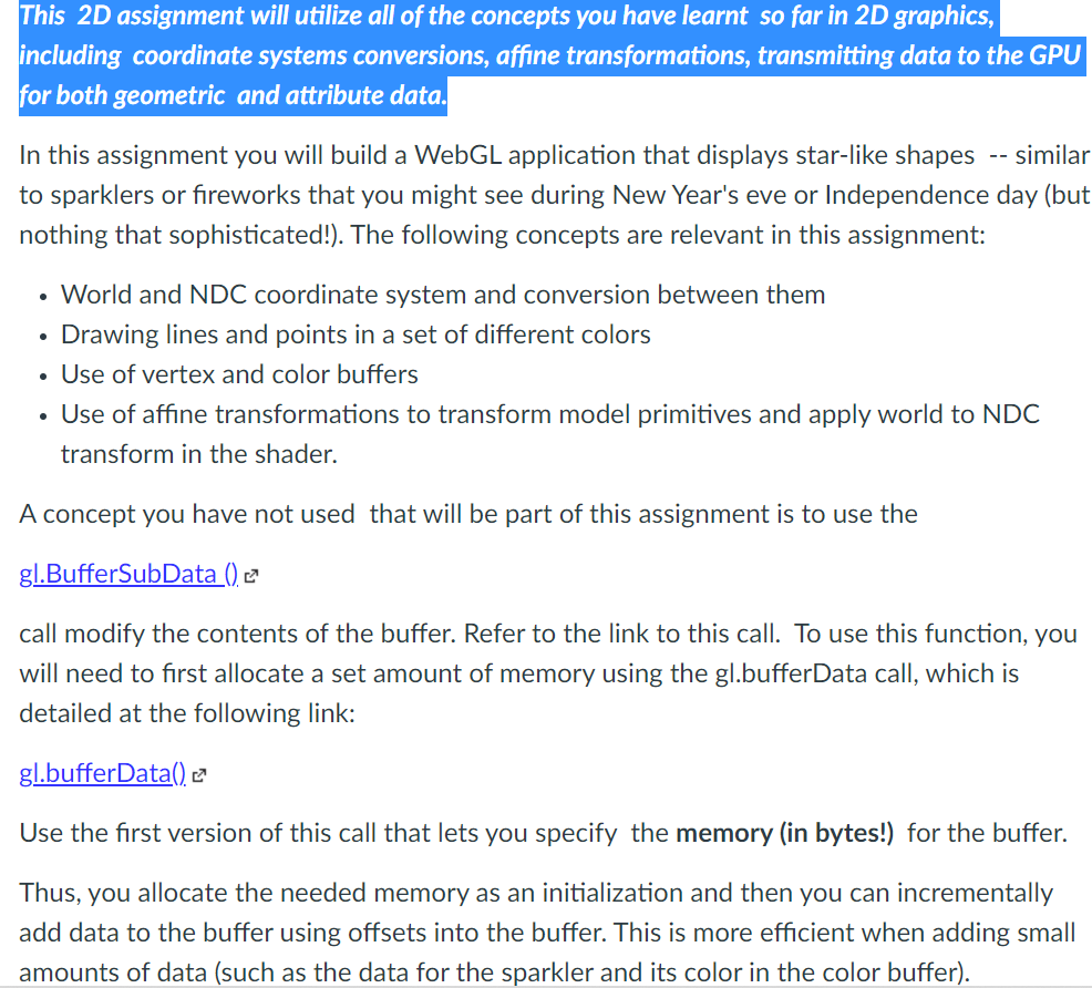 Solved This 2D assignment will utilize all of the concepts | Chegg.com
