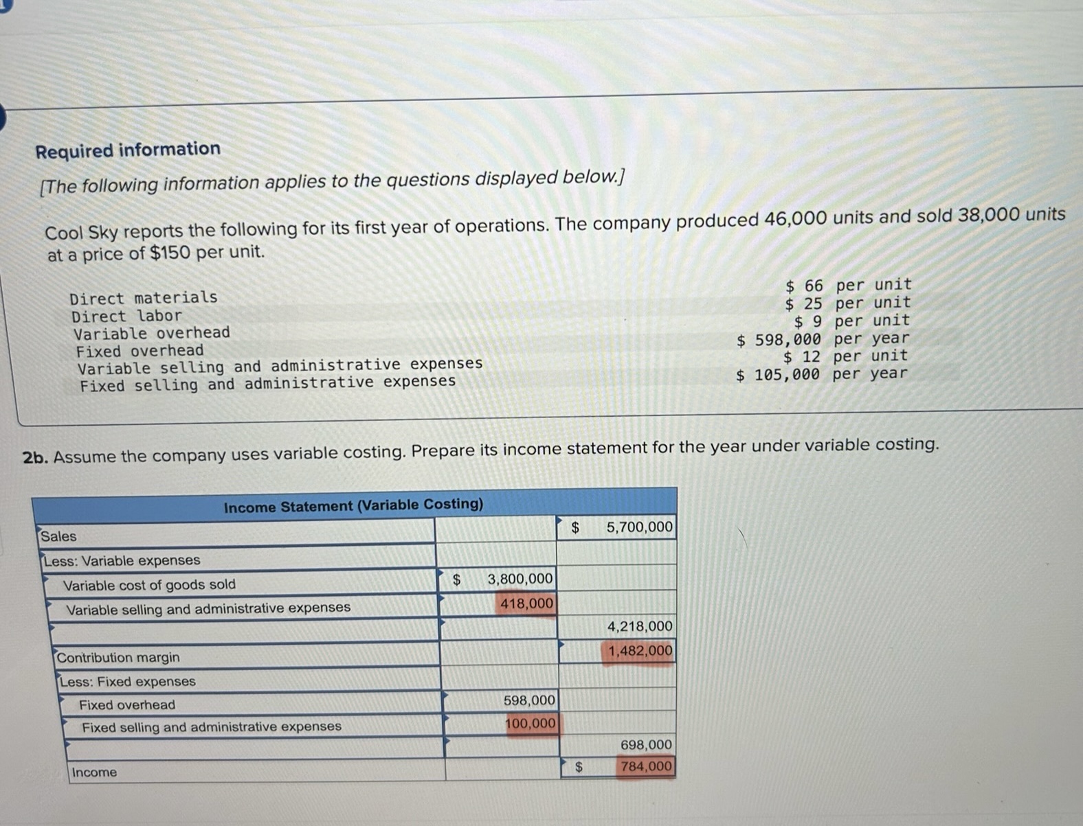 Solved (everything highlighted in red is incorrect) | Chegg.com