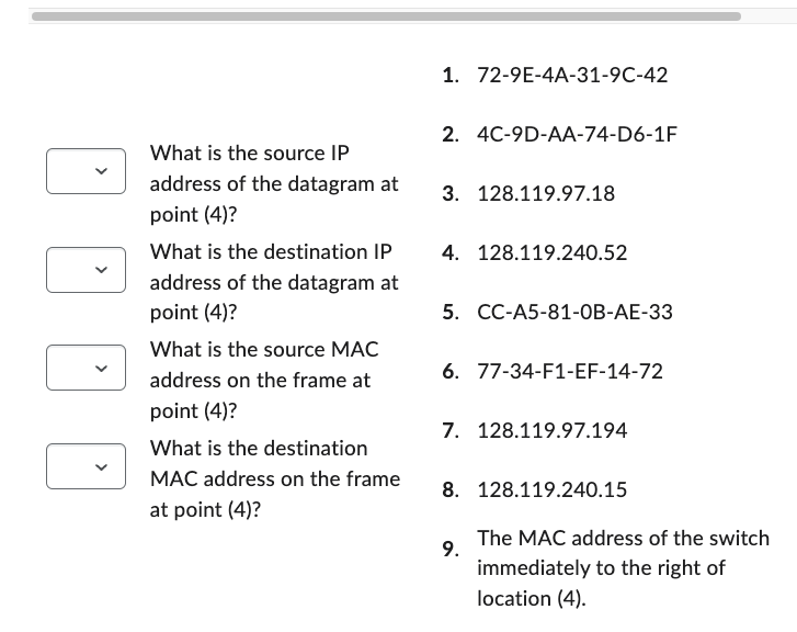 Solved 6.4-8 Network- and Link-layer addressing: an | Chegg.com