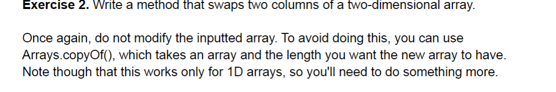 Solved returns an int array consisting of only the distinct | Chegg.com