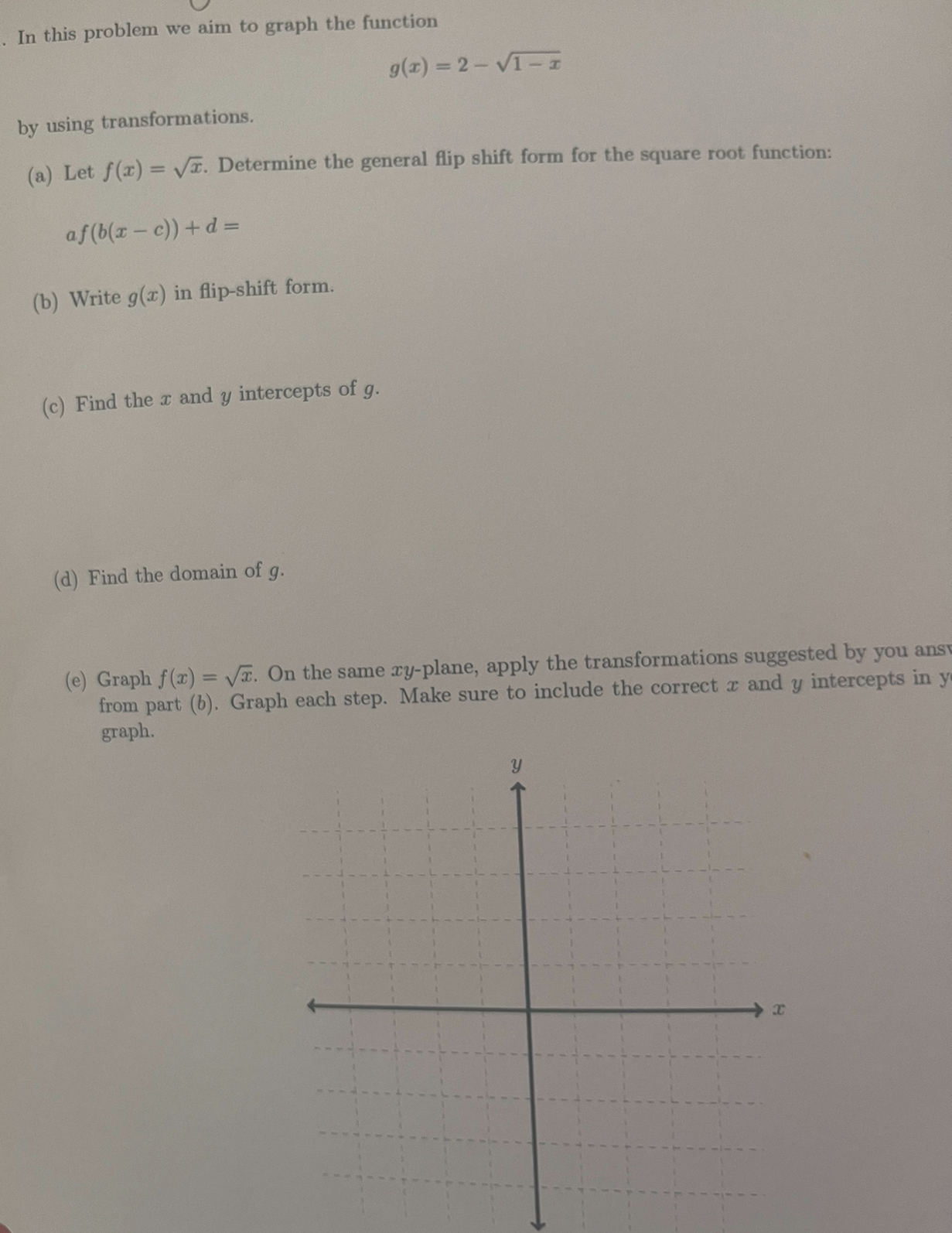 Solved please answer a-c in this problem we aim to graph the | Chegg.com