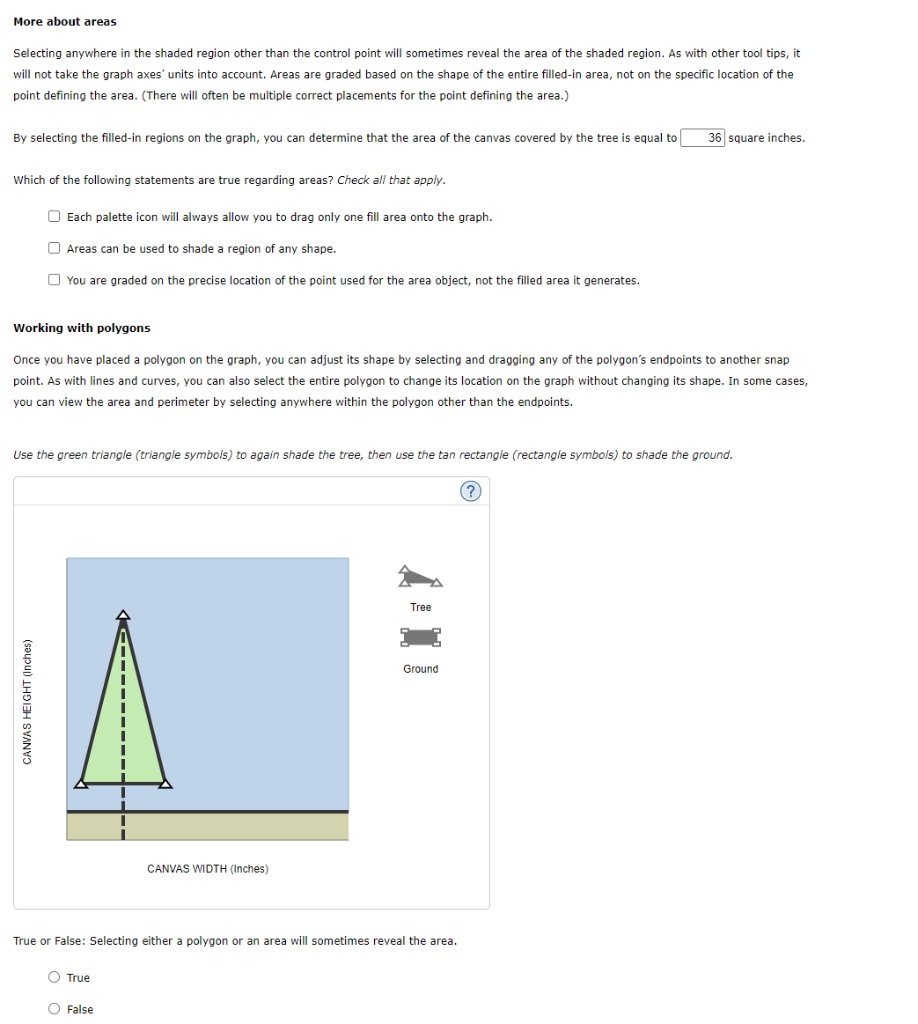 Solved Two types of graph objects allow you to shade regions | Chegg.com