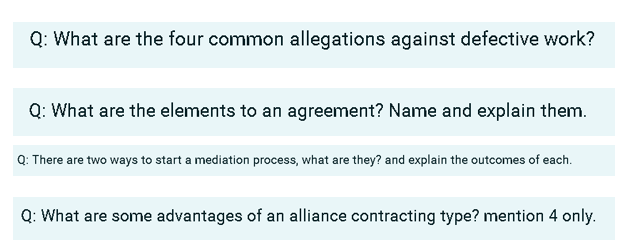 Solved Q: What are the four common allegations against | Chegg.com