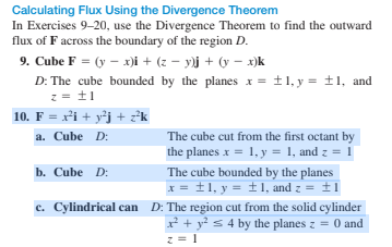 Solved Calculating Flux Using the Divergence Theorem In | Chegg.com