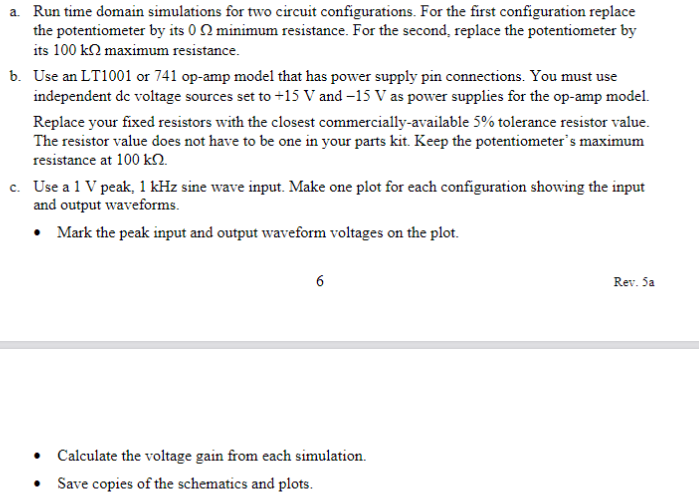 Solved please complete this task using ltspice. | Chegg.com