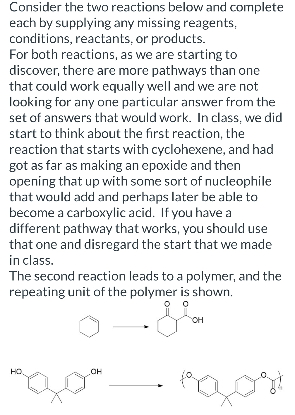 Solved Consider the two reactions below and complete each by | Chegg.com