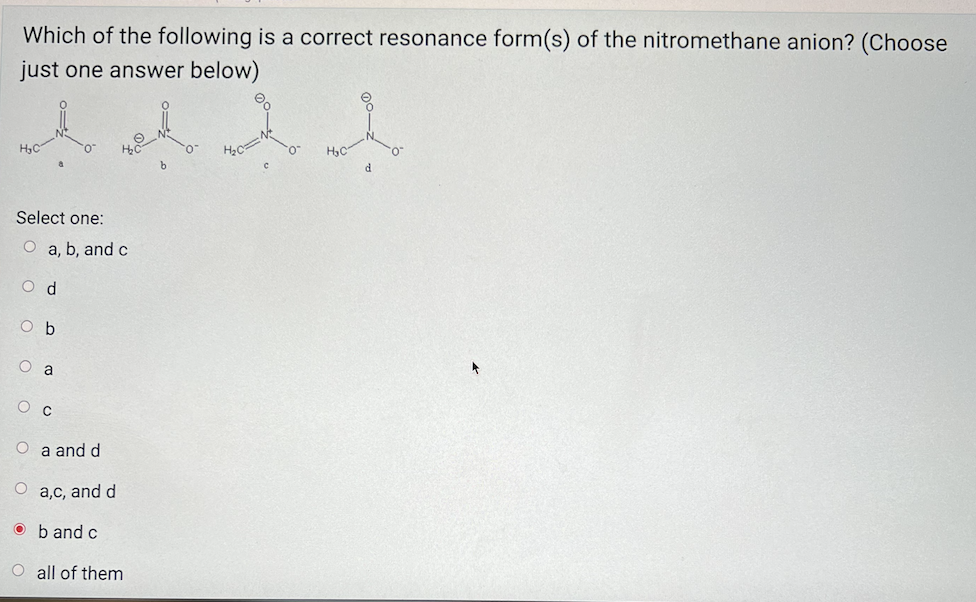 Solved Which of the following is a correct resonance form(s) | Chegg.com