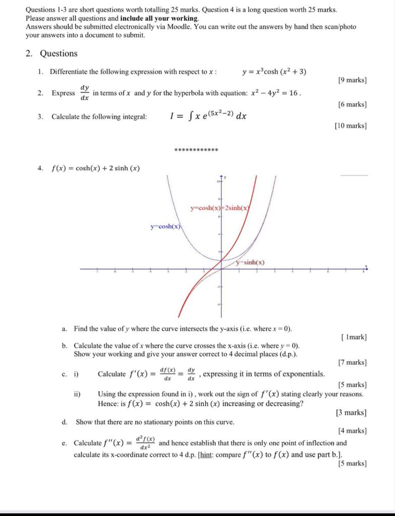 Solved Questions 1-3 are short questions worth totalling 25 | Chegg.com Solved Questions 1-3 are short questions worth totalling 25 | Chegg.com