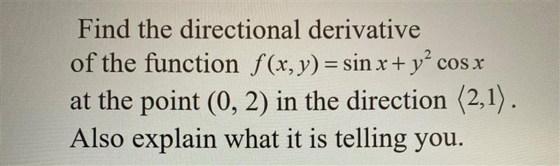 Solved Find the directional derivative of the function | Chegg.com