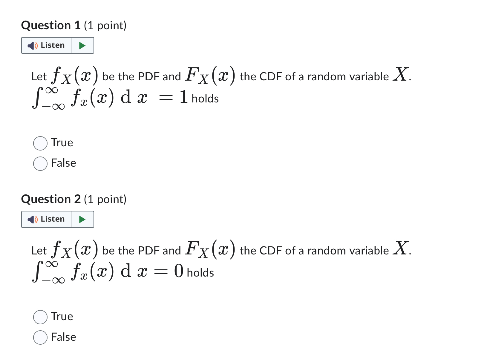 Solved Let fX(x) be the PDF and FX(x) the CDF of a random | Chegg.com