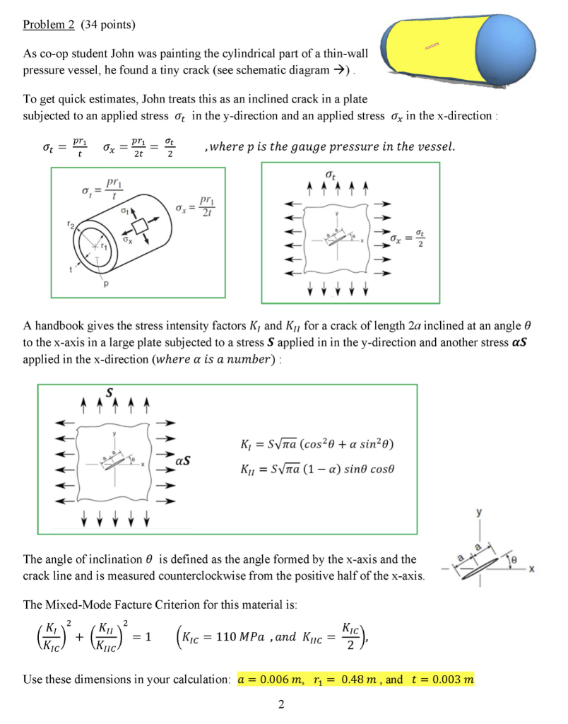 Solved Problem 2 (34 points) As co-op student John was | Chegg.com