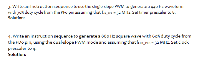 3. Write an instruction sequence to use the | Chegg.com