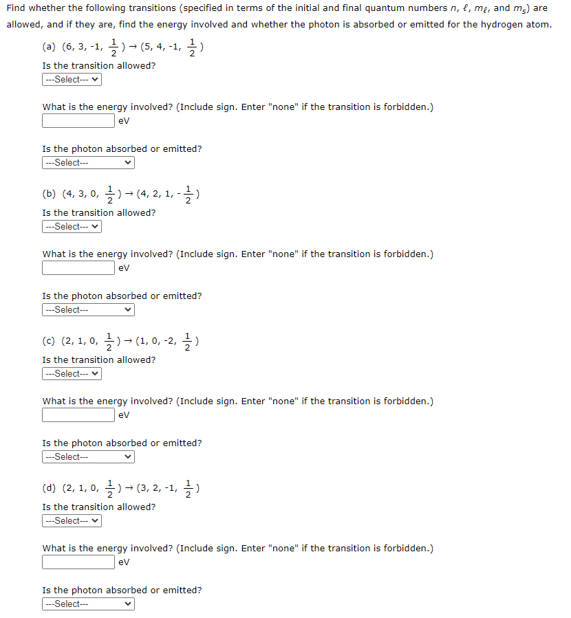 Solved Find whether the following transitions (specified in | Chegg.com