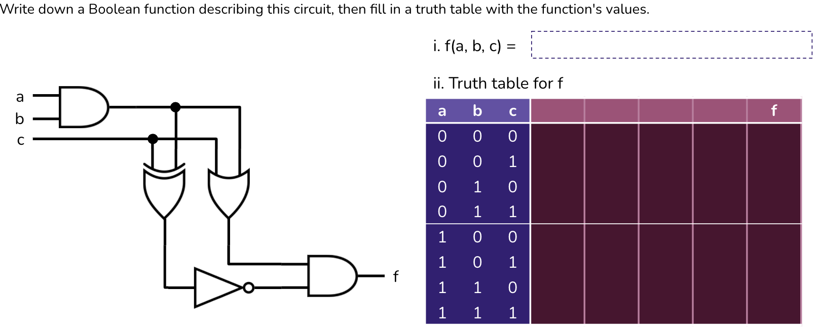 Solved For the each of the following circuit | Chegg.com