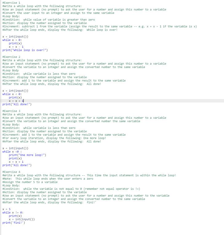 Solved #Tip: Use only one variable name for each exercise | Chegg.com
