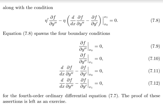 Solved Derive the natural boundary conditions (7.9) to | Chegg.com