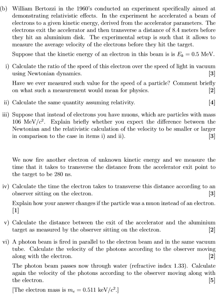 (b) William Bertozzi in the 1960's conducted an | Chegg.com