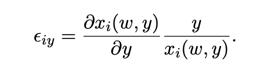 Solved We define output elasticity of input demand as | Chegg.com