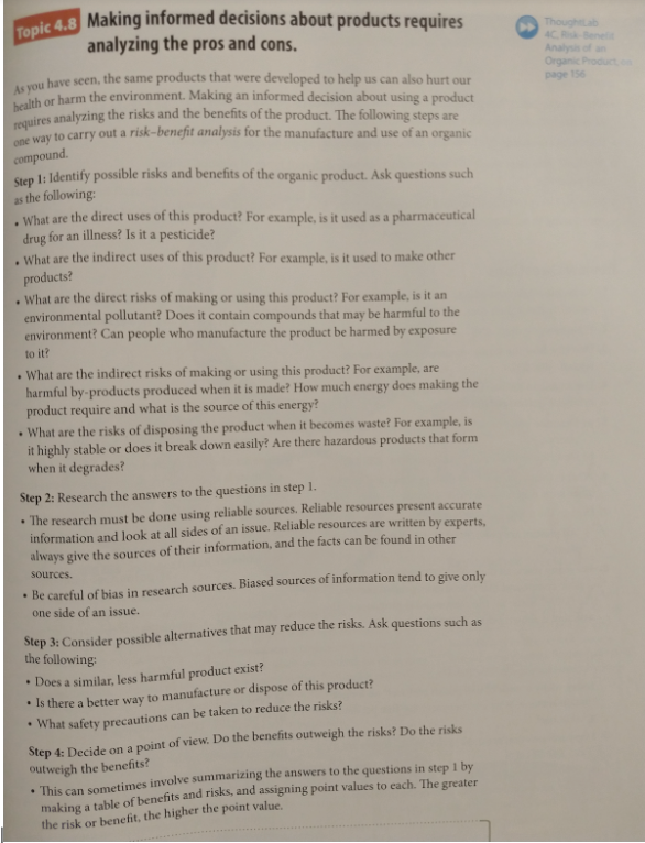 Solved read the steps required to make an informed decision | Chegg.com