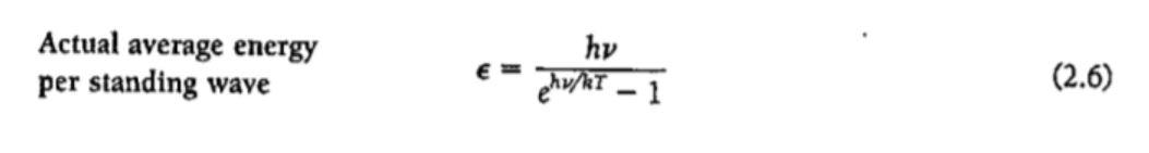 Solved Actual average energy hy per standing wave e-photo-1 | Chegg.com
