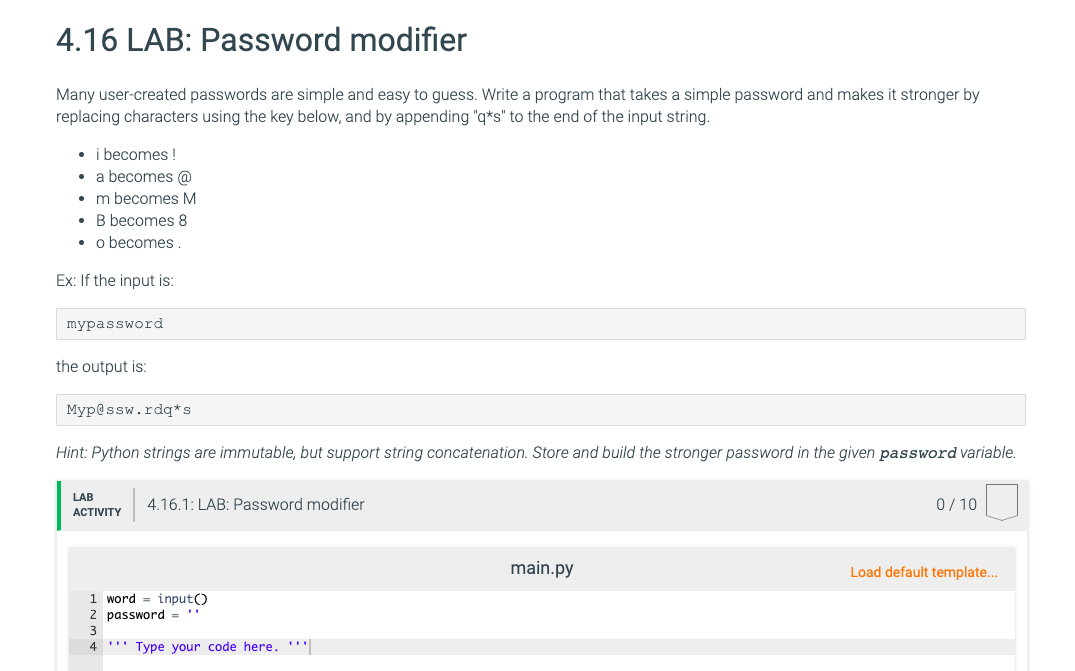 Solved 416 Lab Password Modifier Many User Created Passwords Simple