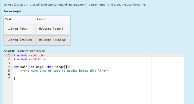 Solved Write a C program that will take one command line | Chegg.com