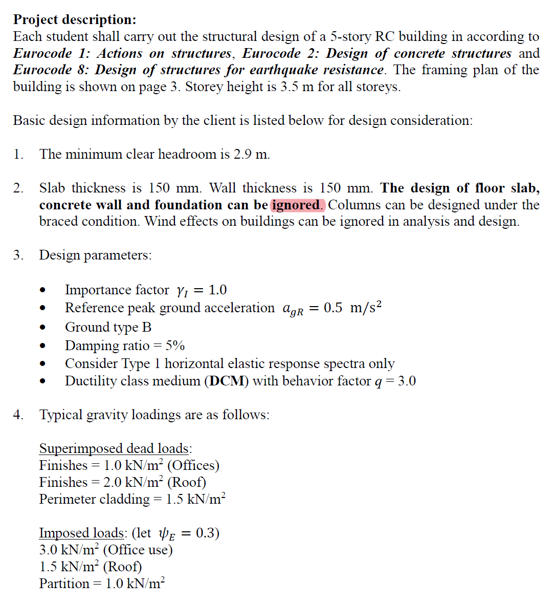 Solved Project description: Each student shall carry out the | Chegg.com