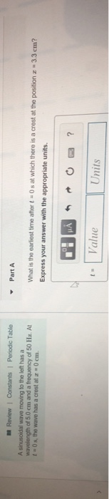 Solved Review 1 Constants 1 Periodic Table PartA A | Chegg.com