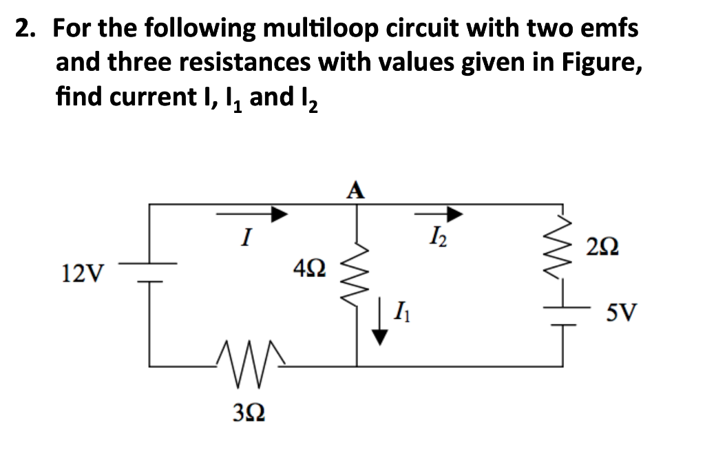 Solved 1. For a circuit with emfs and resistances with | Chegg.com