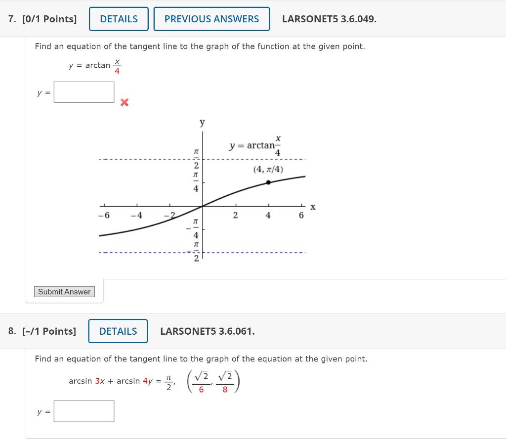 Solved Find an equation of the tangent line to the graph of | Chegg.com