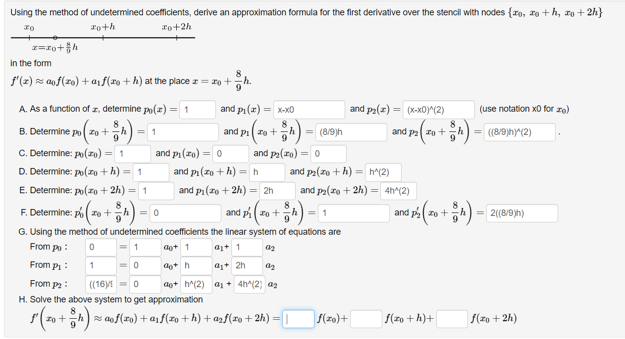 Solved то Using the method of undetermined coefficients, | Chegg.com