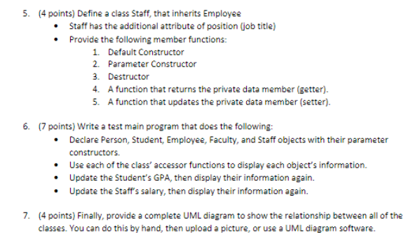 Solved In this lab, we are going to define a base class and | Chegg.com
