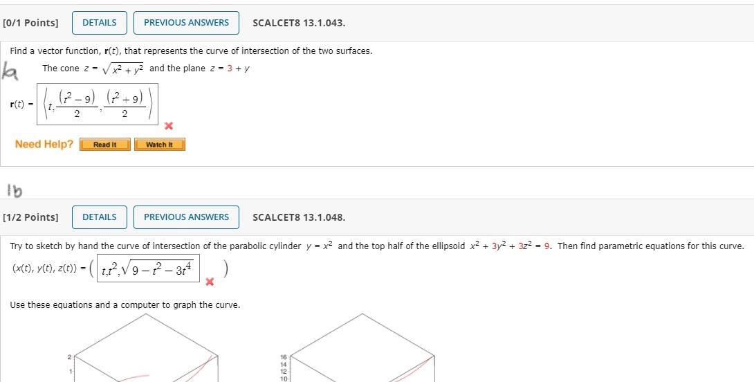 Solved [0/1 Points] DETAILS PREVIOUS ANSWERS SCALCET8 | Chegg.com