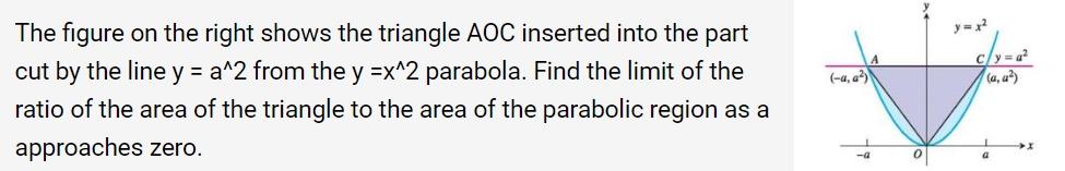 Solved The figure on the right shows the triangle AOC | Chegg.com