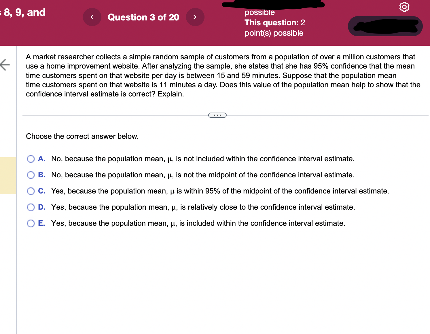 Solved 8,9 , and possible This question: 2 point(s) possible | Chegg.com