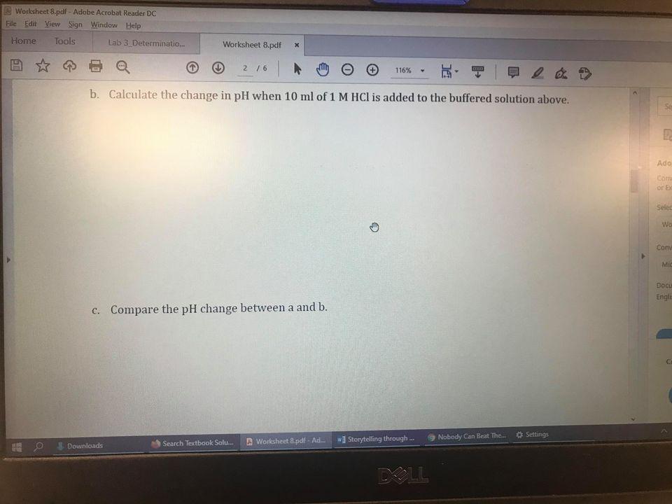 Solved Worksheet 8.pdf - Adobe Acrobat Reader DC File Edit | Chegg.com