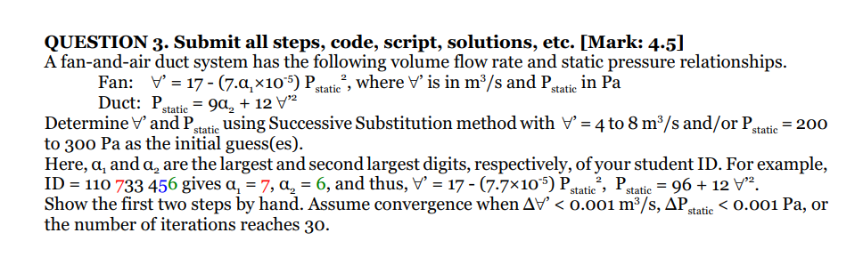 Solved QUESTION 3. Submit all steps, code, script, | Chegg.com