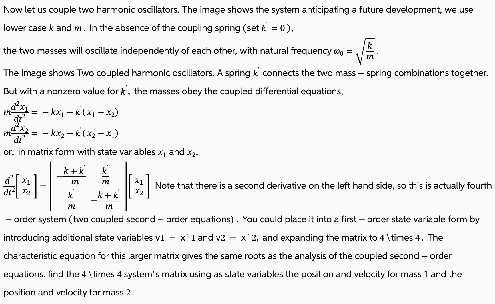 Solved FIND THE 4x4 ﻿MATRIX! READ WHOLE QUESTION! But with a | Chegg.com