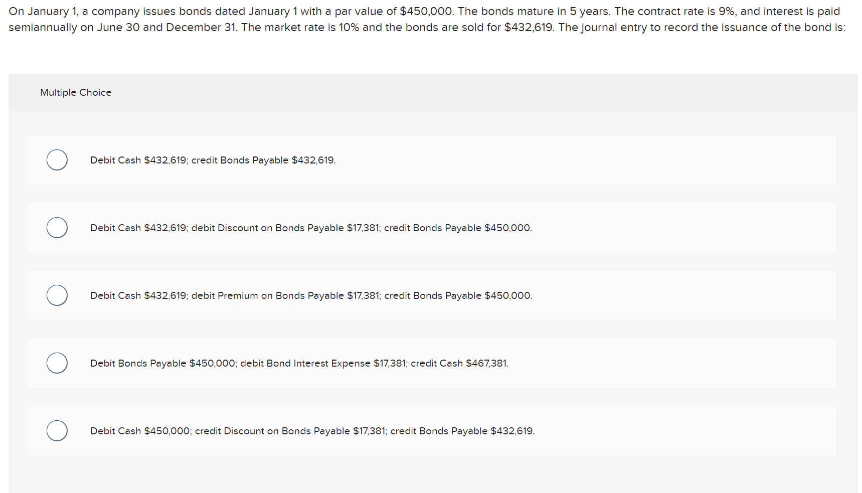 Solved On January 1 , a company issues bonds dated January 1 | Chegg.com