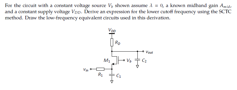 Solved For the circuit with a constant voltage source V | Chegg.com