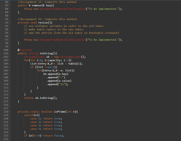 Solved For this assignment, you are provided a chained map. | Chegg.com