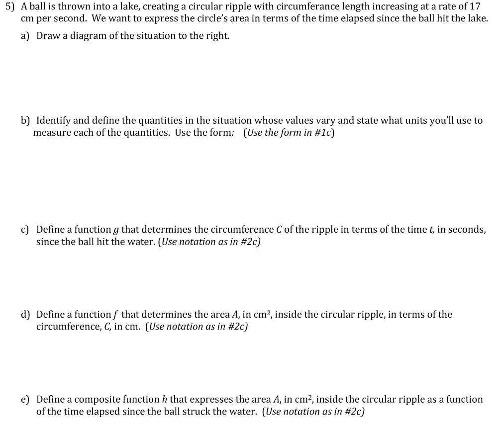Solved Looking for help with part C, D and E of question 5. | Chegg.com