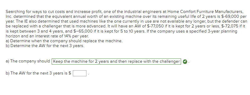 Solved Searching for ways to cut costs and increase profit, | Chegg.com