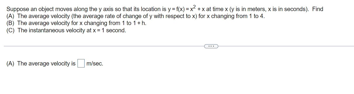 Solved Suppose an object moves along the y axis so that its | Chegg.com